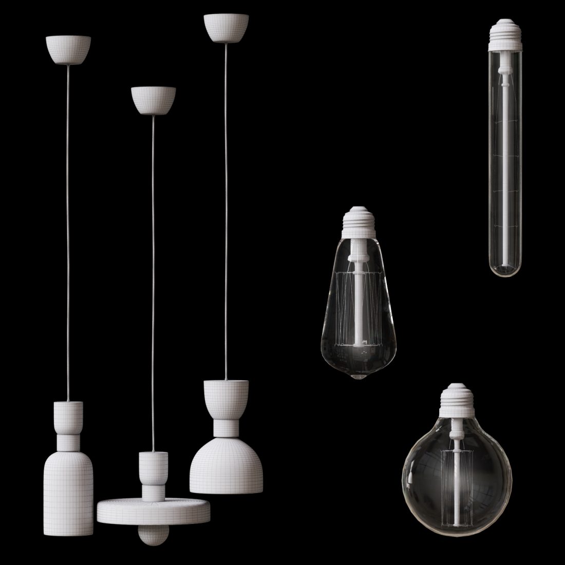 Hamm Sarkit Pendant Light 3D Model for Corona | CGMood