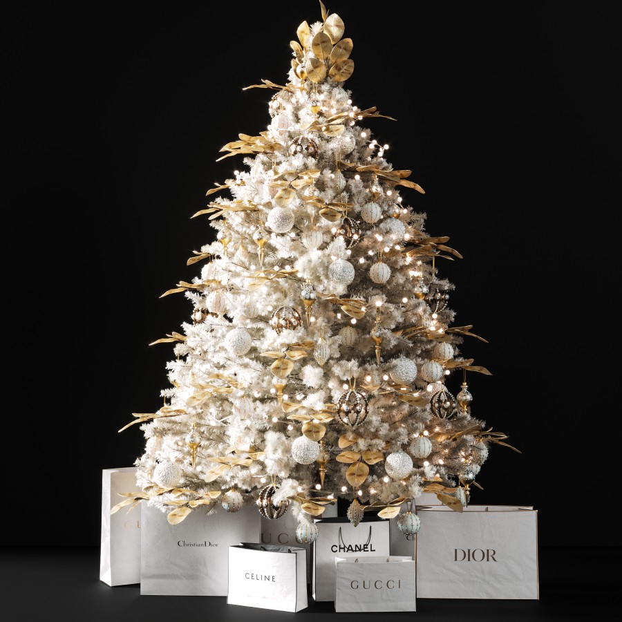 Christmas Tree With Gift Bags Corona Render 3D Model for Corona | CGMood