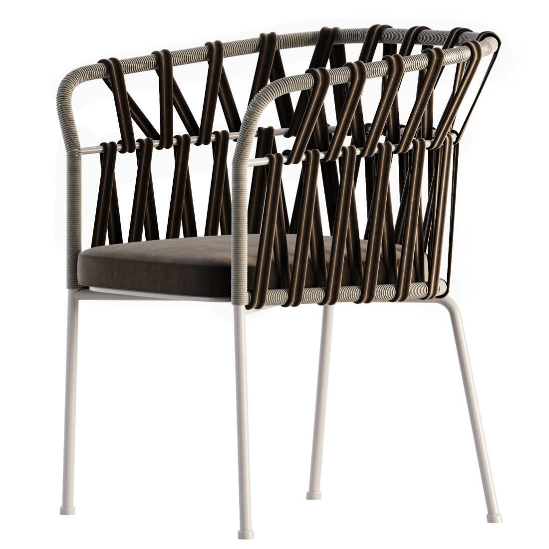 Emma Cross Garden Chair By Varaschin - 3D Model for VRay, Corona