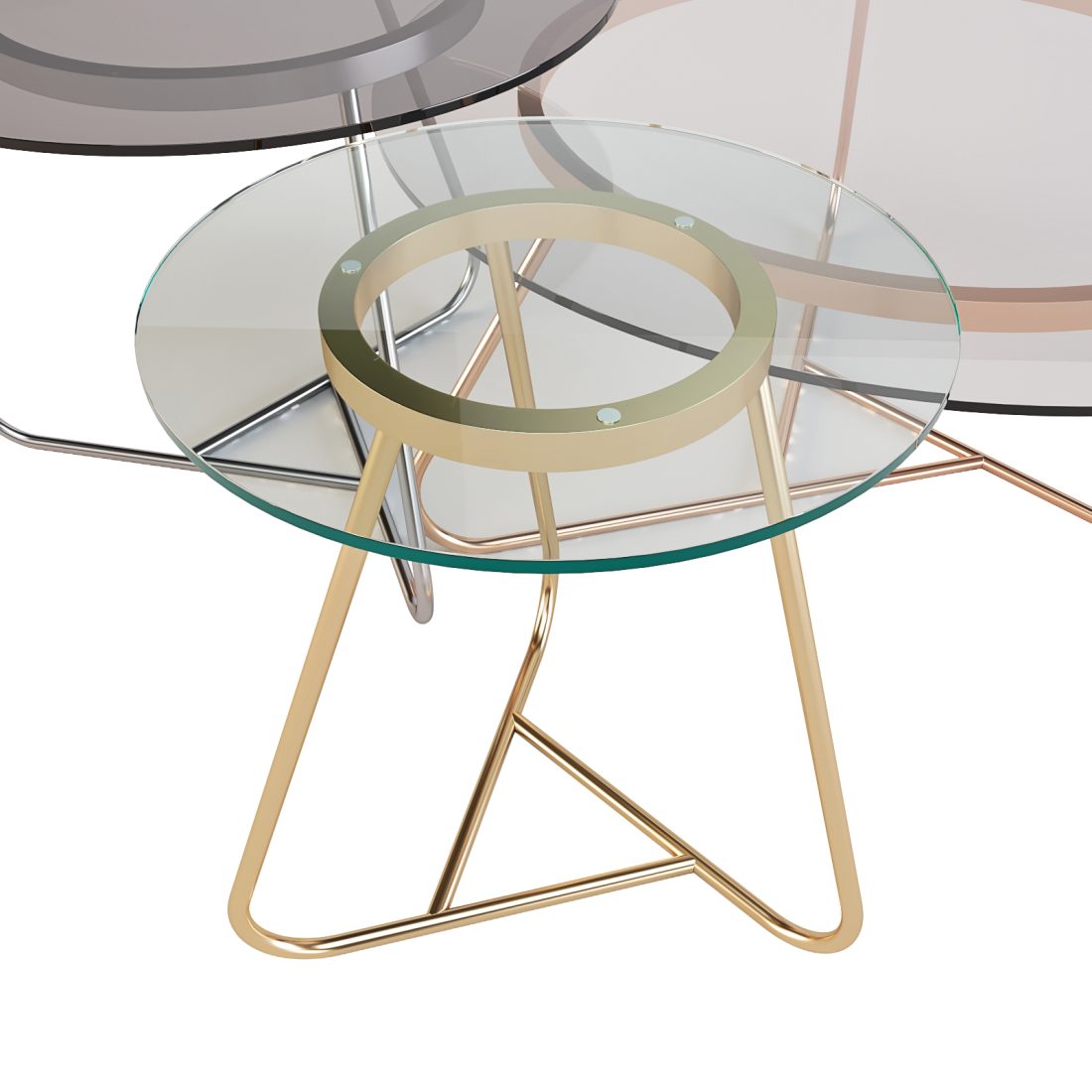 Domkapa: Gina - Side Table - 3D Model for Corona