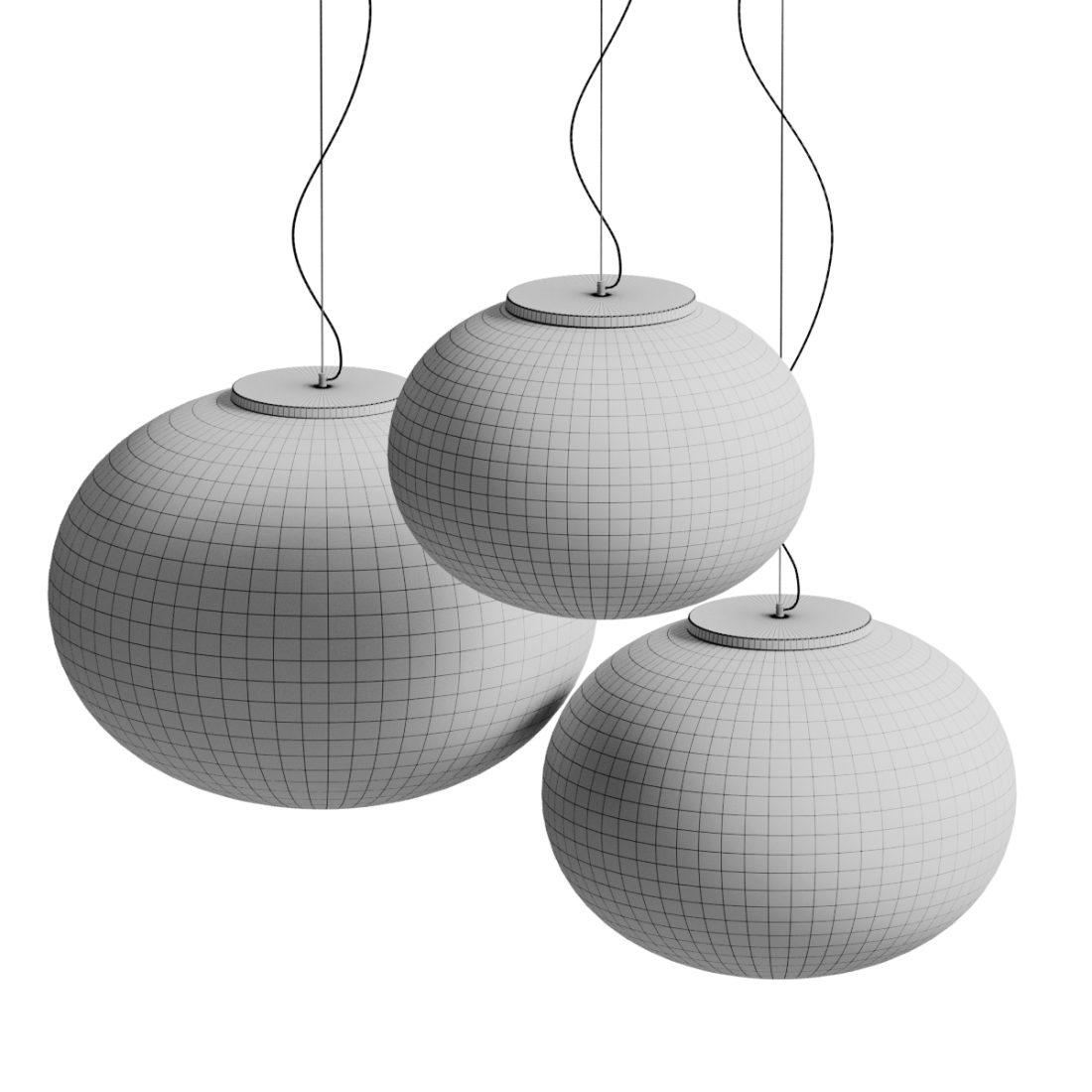 Lucciola Sp Pendant By Vistosi 3D Model for Corona | CGMood