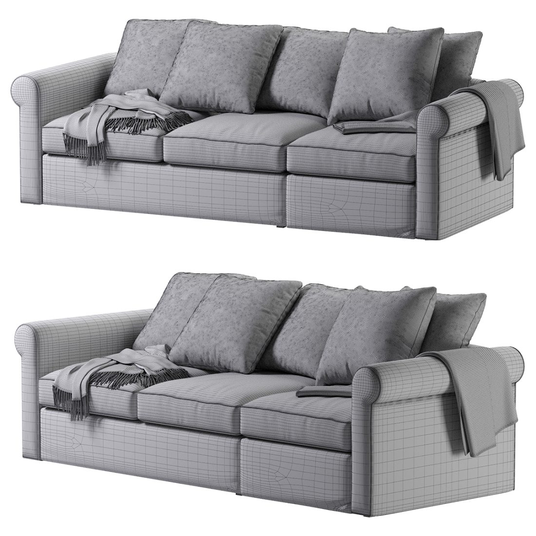 Ikea Sofa Harlanda - 3D Model for Corona