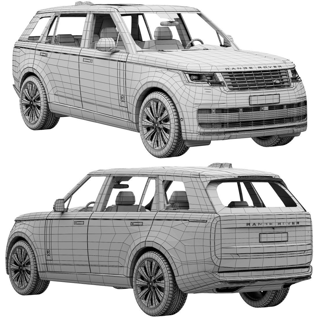 Land Rover Range Rover SV LWB Serenity 2022 - 3D Model for VRay