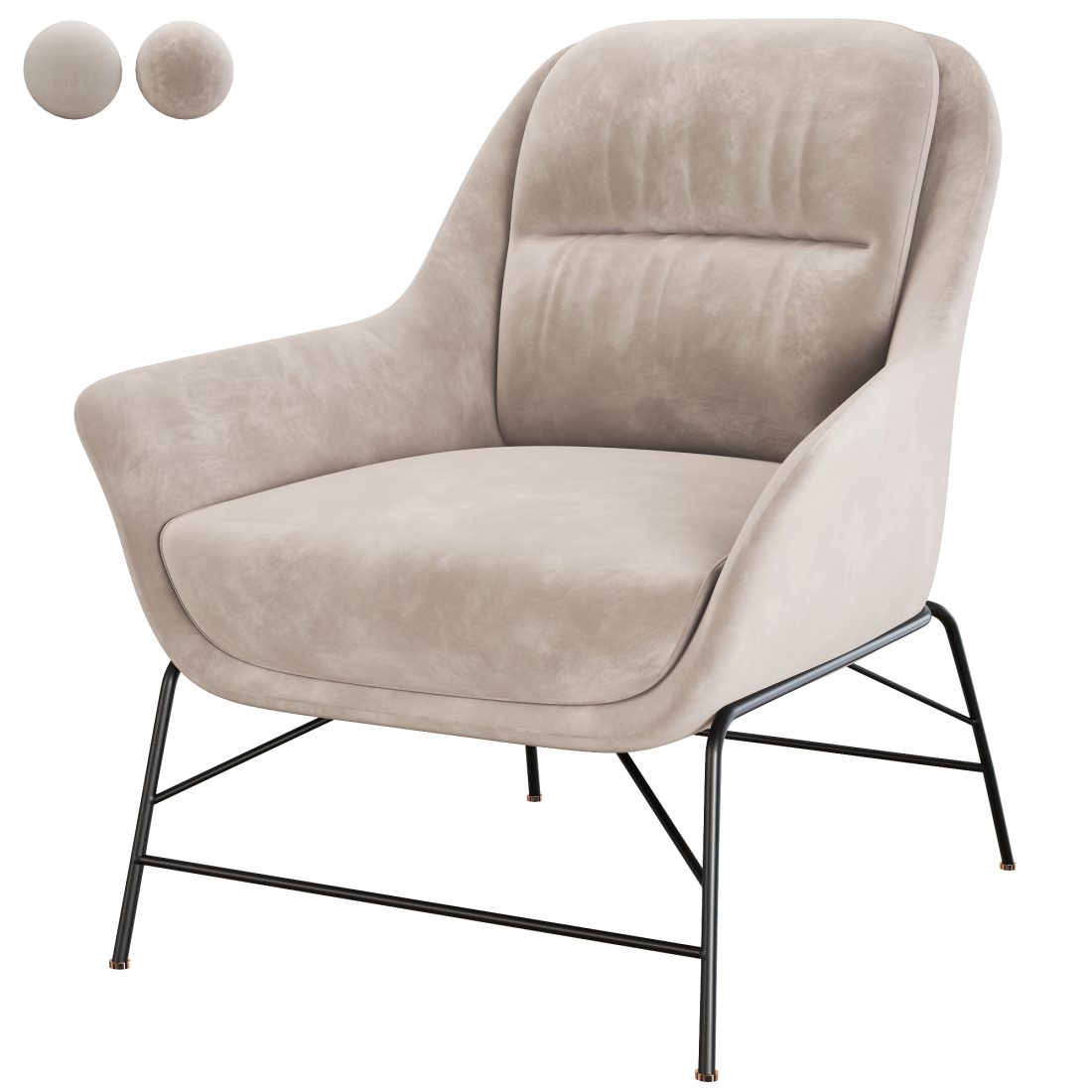 Sadira Armchair 3D Model for VRay | CGMood
