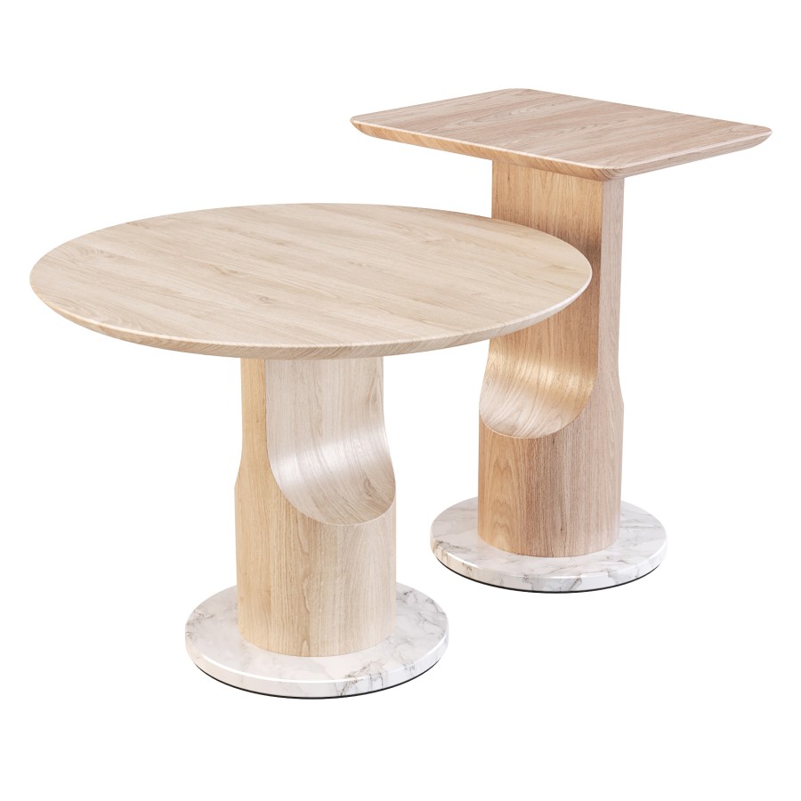Bolia: Sprout - Coffee And Side Tables - 3D Model for Corona