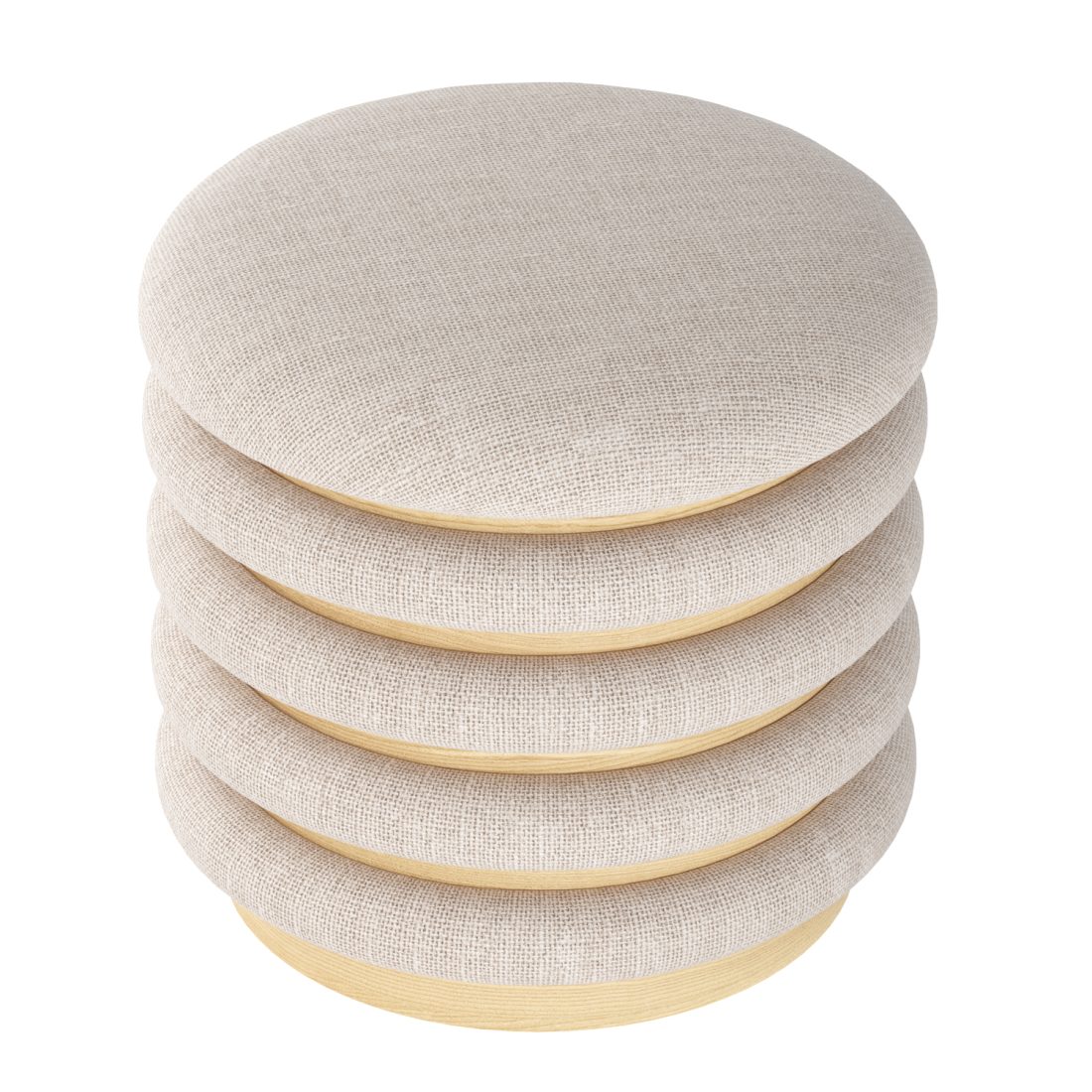 Burke Decor Wilkes Ottoman 3D Model for VRay | CGMood