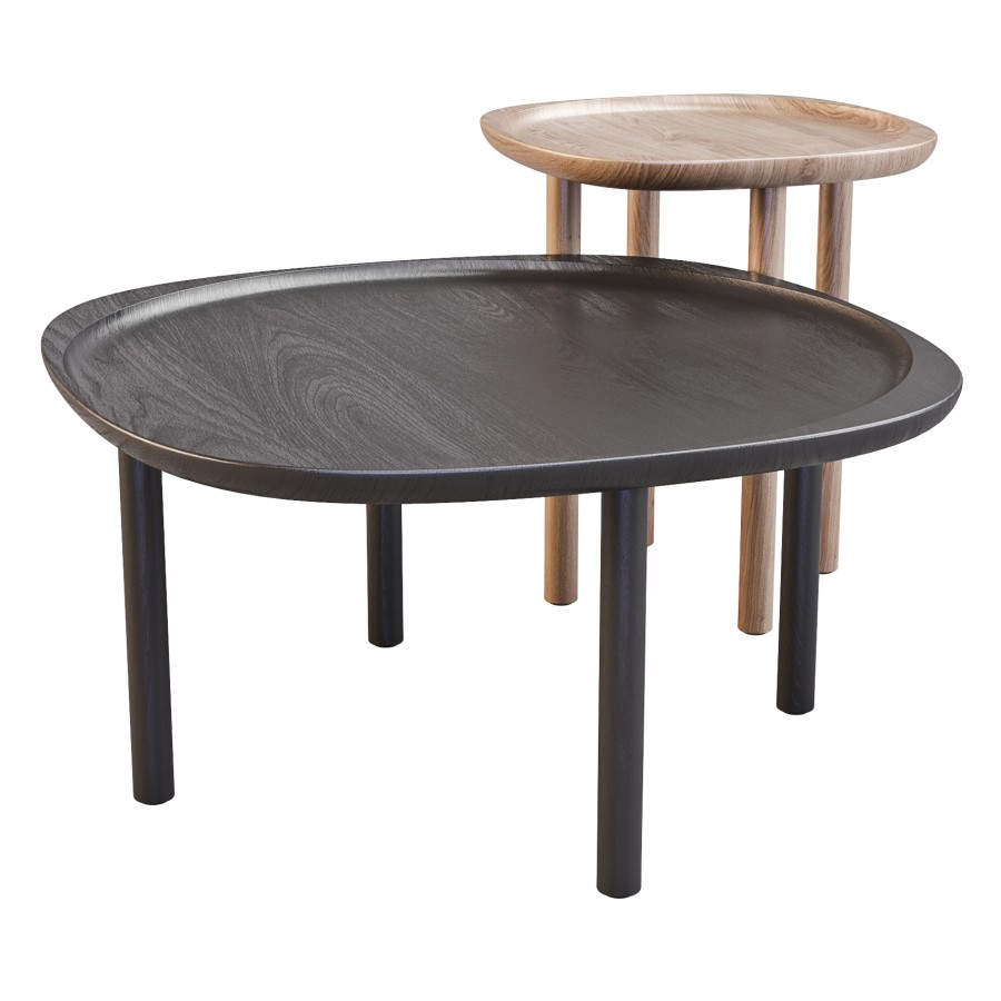 Bolia: Trace - Coffee And Side Table - 3D Model for Corona