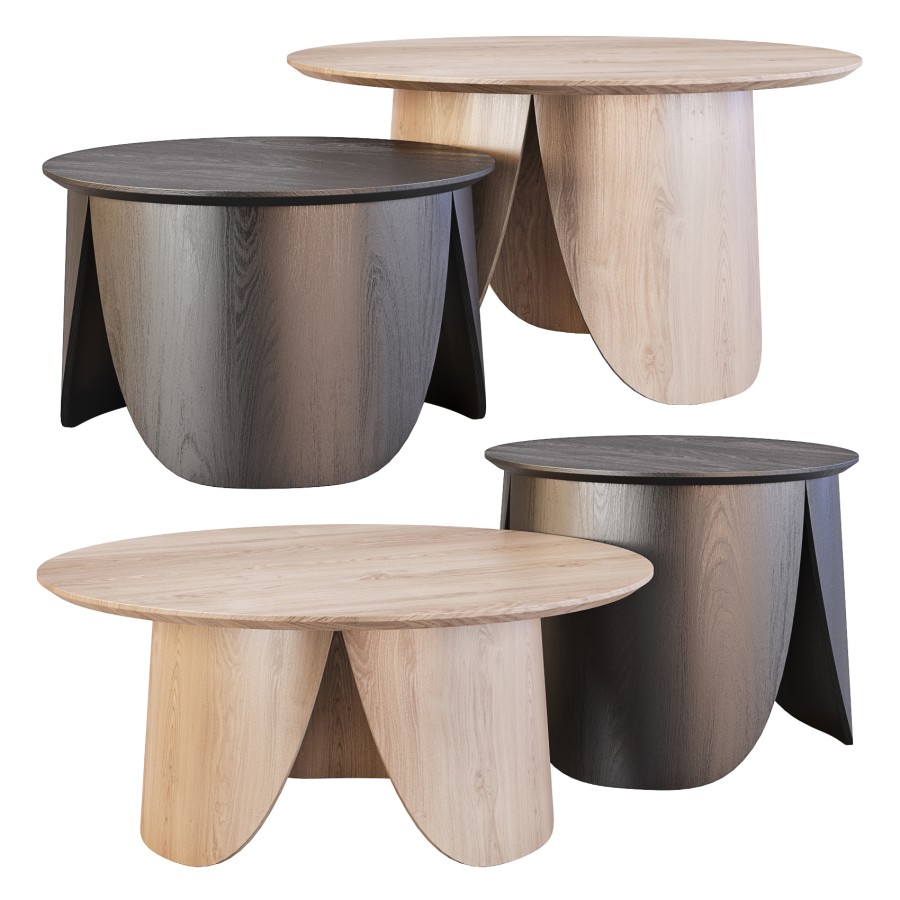 Bolia: Peyote - Coffee Tables 3D Model for Corona | CGMood