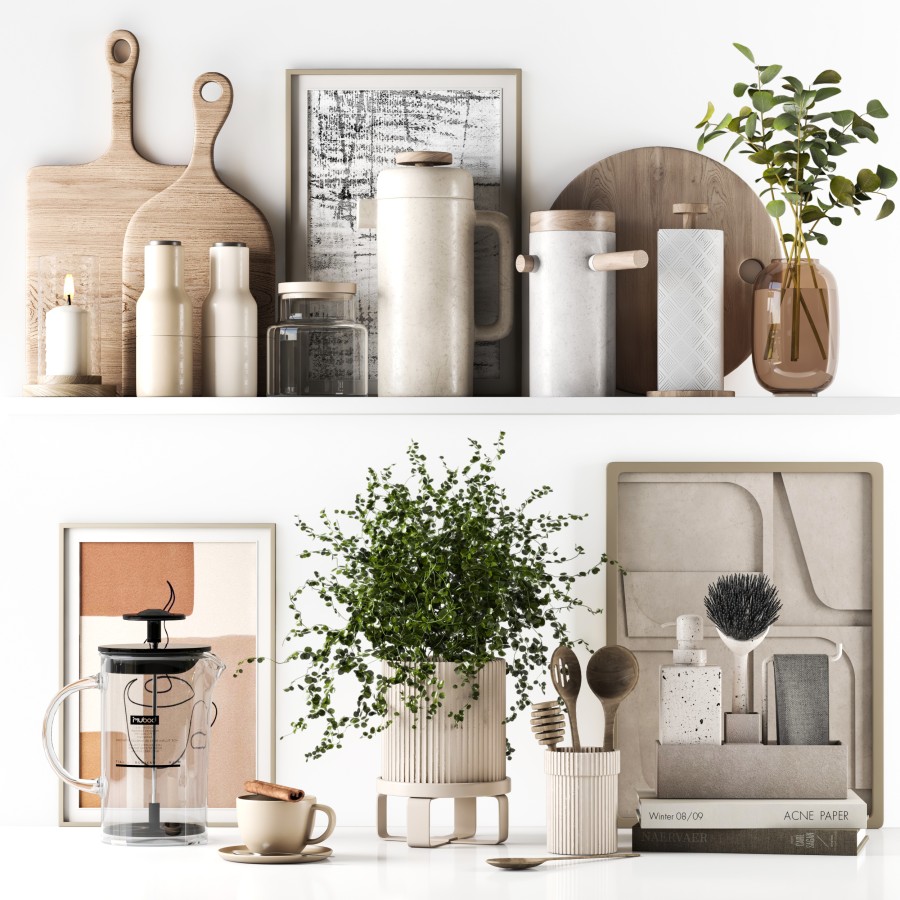 Kitchen Accessories 21 3D Model for VRay, Corona | CGMood