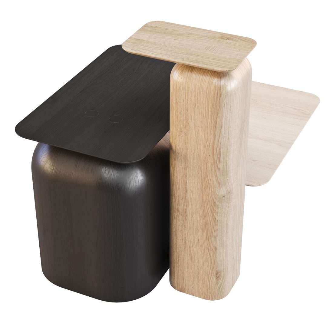 Nikari: April - Coffee And Side Table - 3D Model for Corona