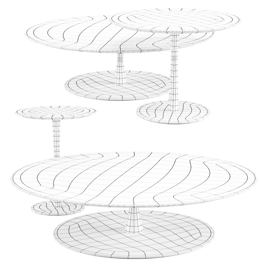 Minotti: Jigger - Coffee And Side Tables - 3D Model for Corona