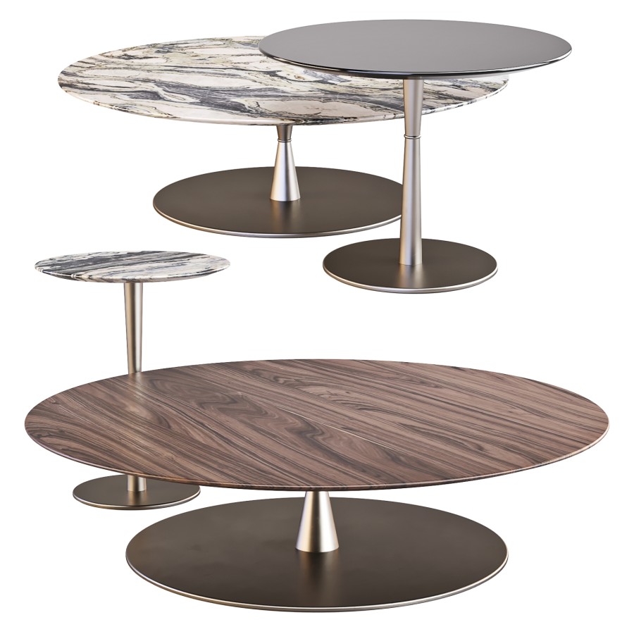 Minotti: Jigger - Coffee And Side Tables 3D Model for Corona | CGMood