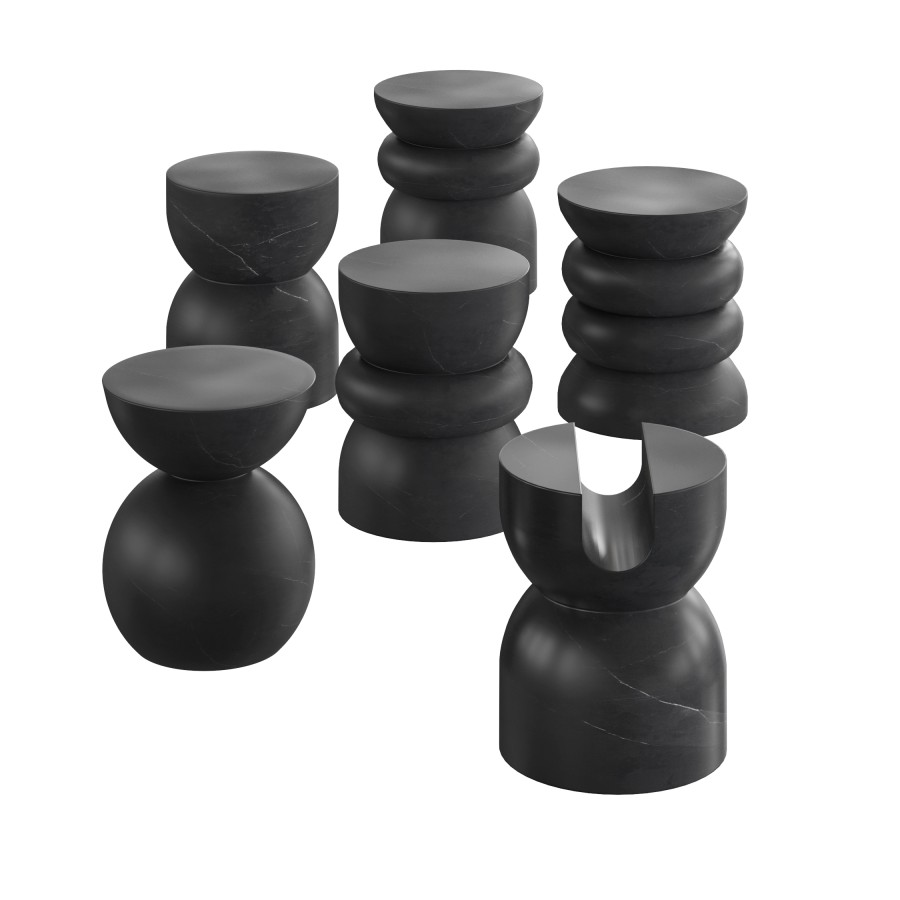 Cors - Neru Stools / Totems - 3D Model for VRay