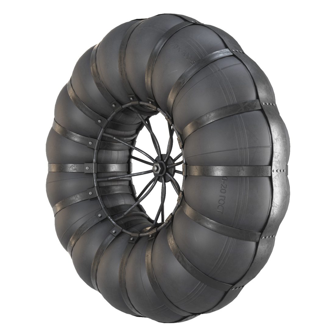 Swamp Walker Wheels 3D Model for VRay, Corona | CGMood