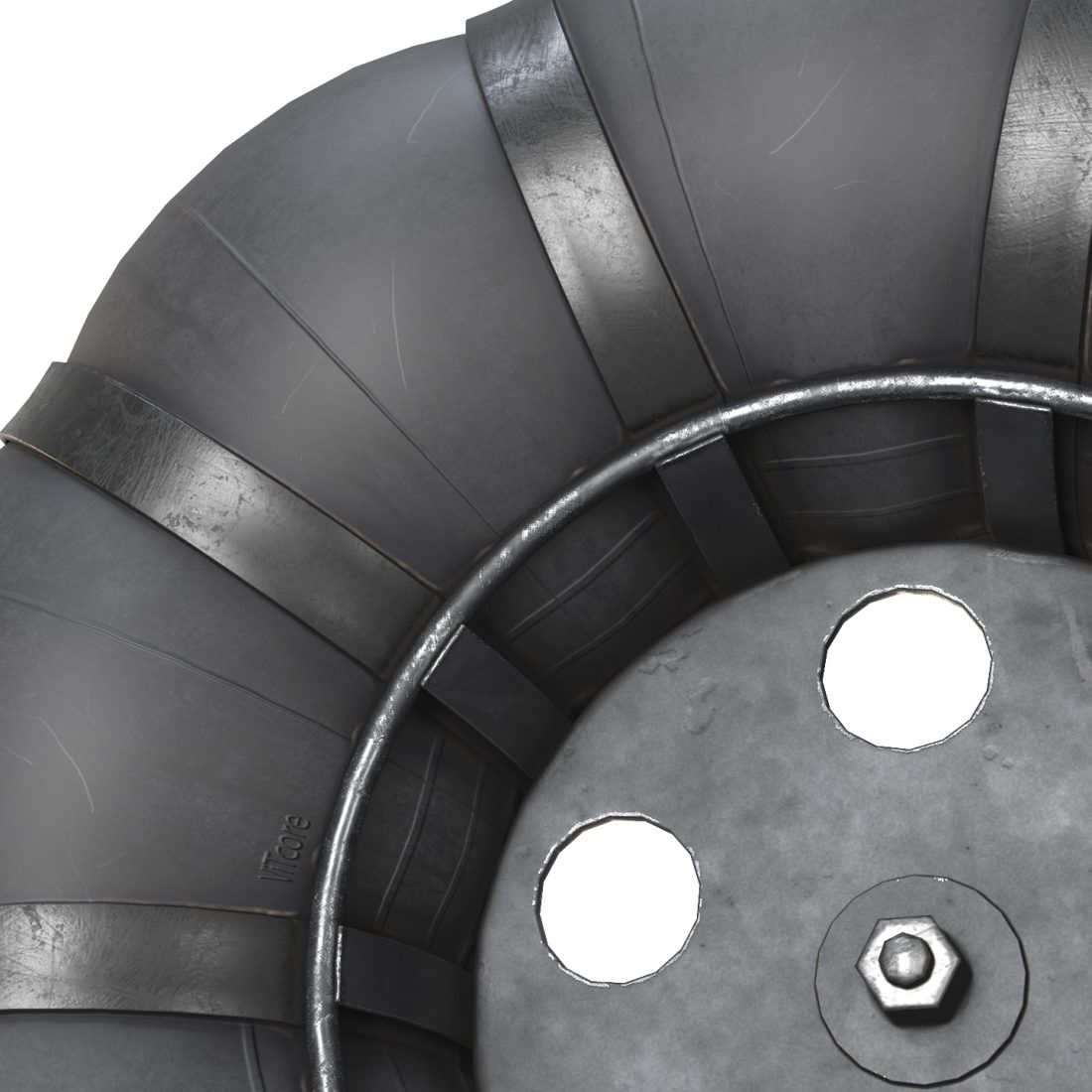 Swamp Walker Wheels 3D Model for VRay, Corona | CGMood