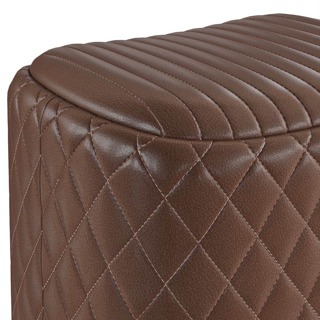 Storage Ottoman 3D Model for VRay, Corona | CGMood