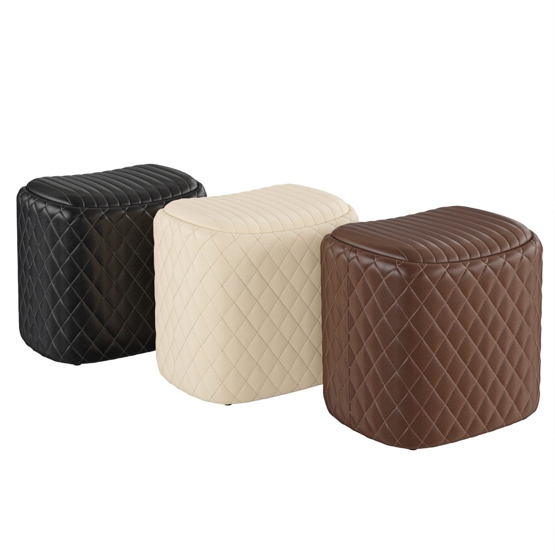 Storage Ottoman 3D Model for VRay, Corona | CGMood