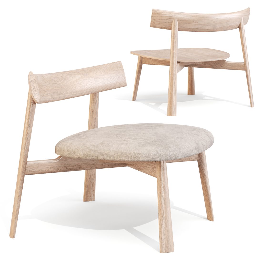 Cizeta: Remo - Lounge Chairs 3D Model for Corona | CGMood