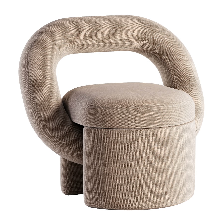 Woo Play Armchair - 3D Model for Corona