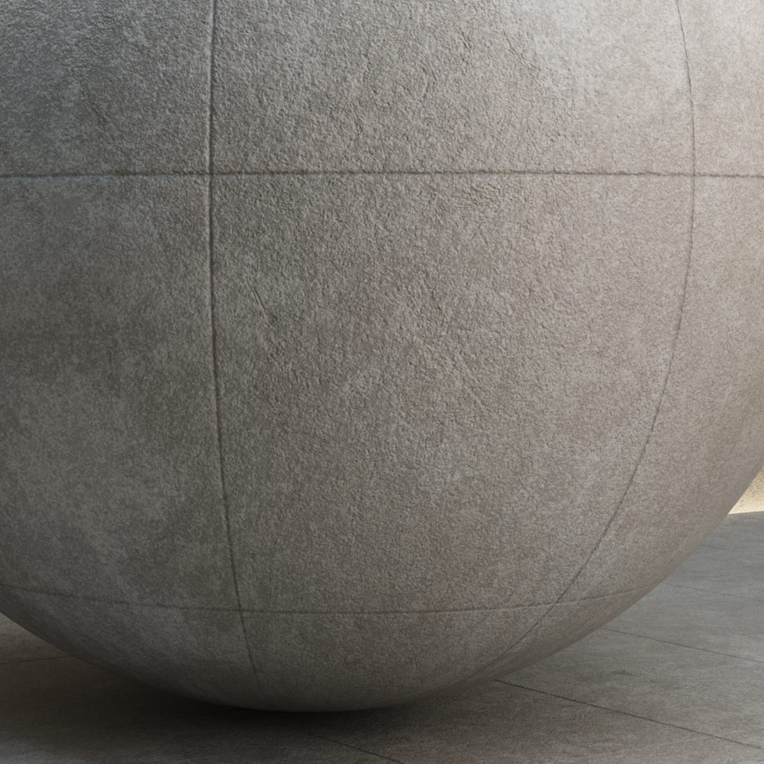 Plaster Material 07 - 3D Model for VRay, Corona