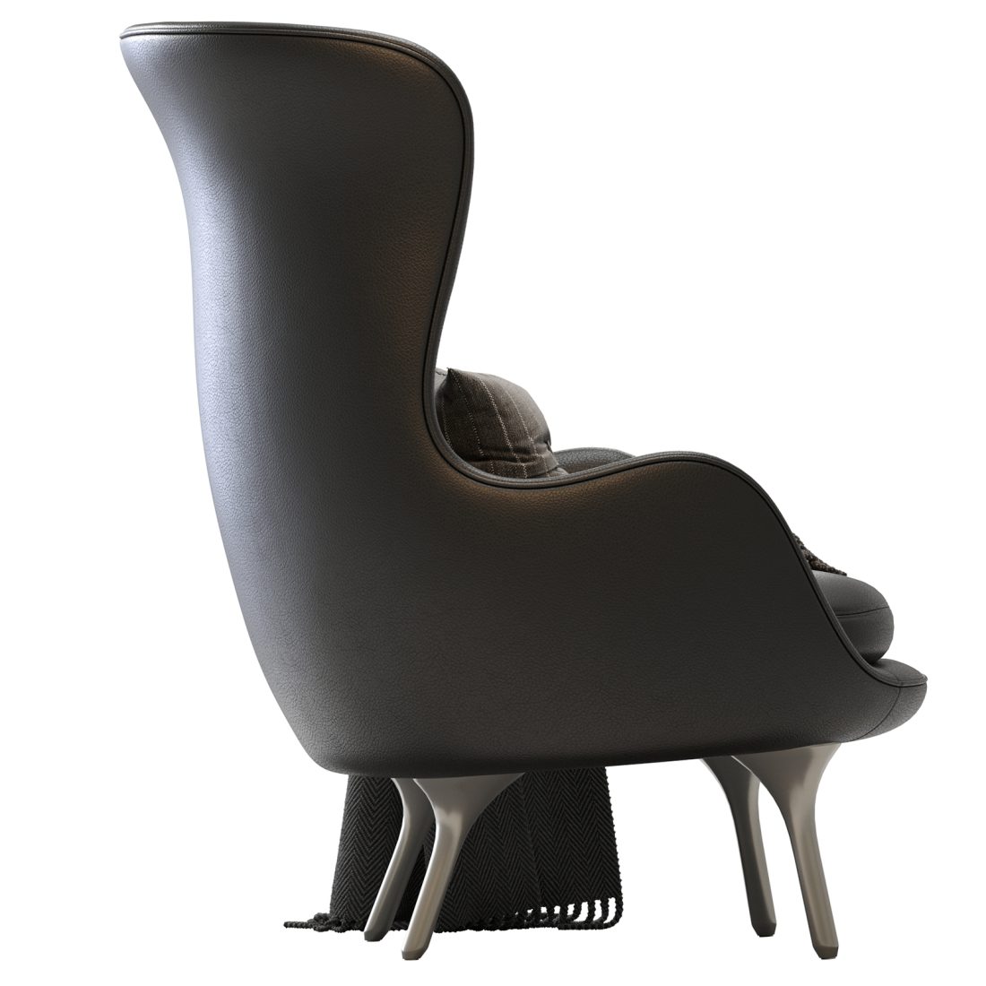 Ro Easy Chair Leather - 3D Model for Corona
