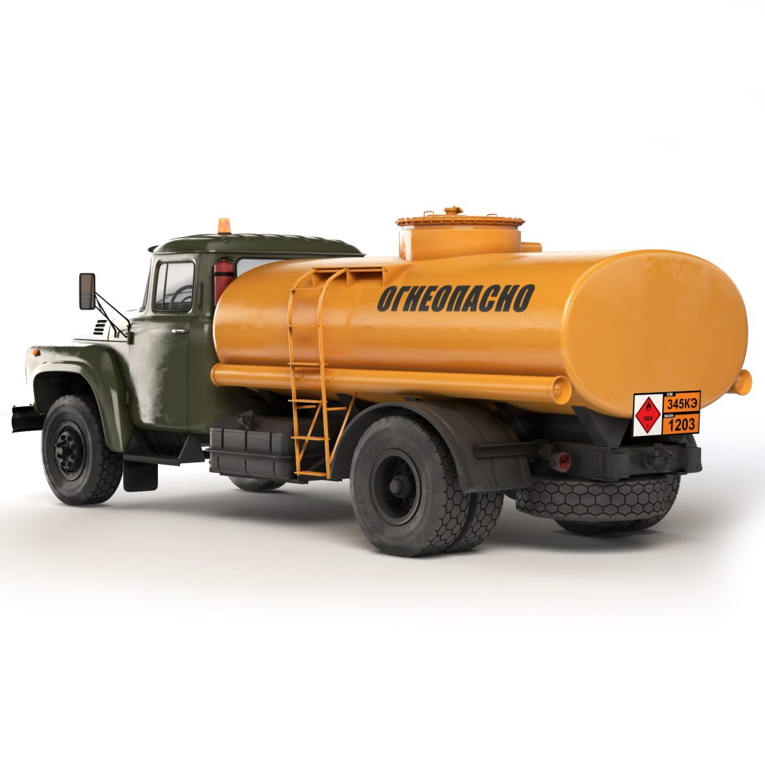 Zil 130 Tsv-6 1967 3D Model for VRay | CGMood