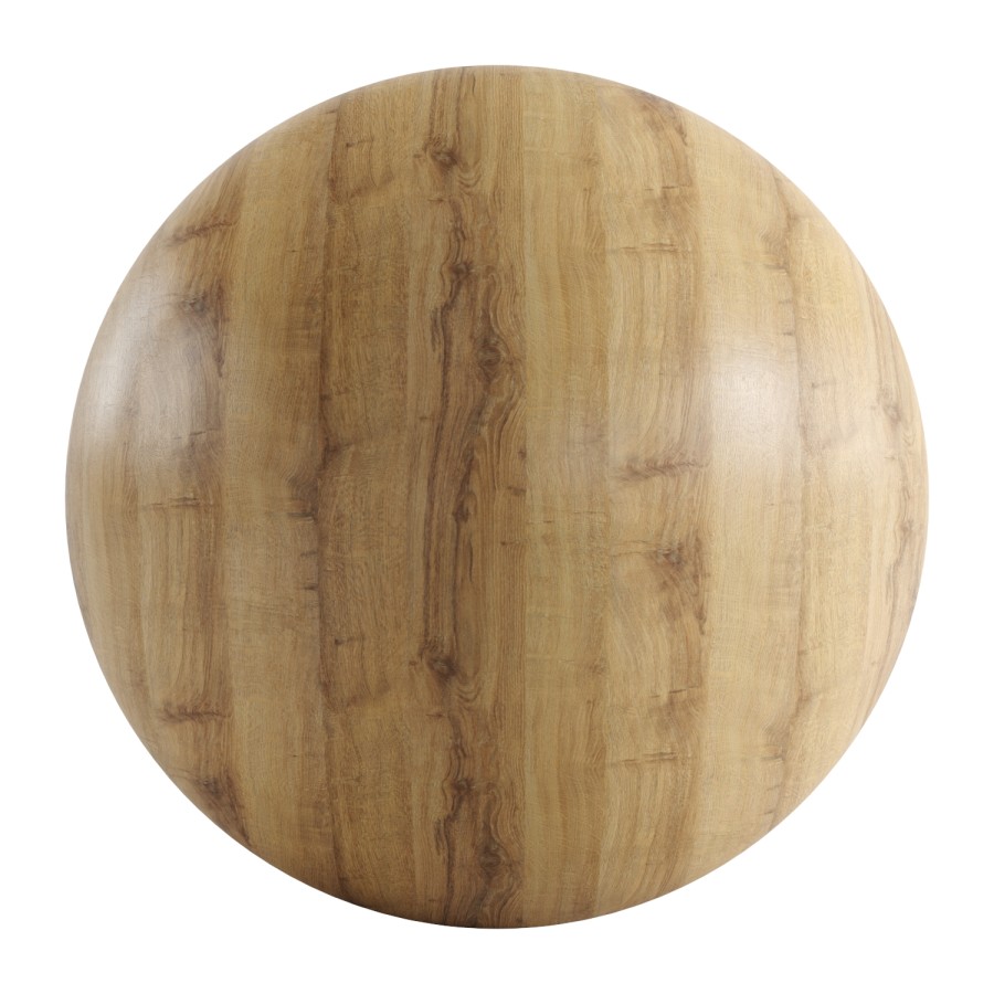 Wood Cognac Brown Sherman Oak - 3D Model for Corona