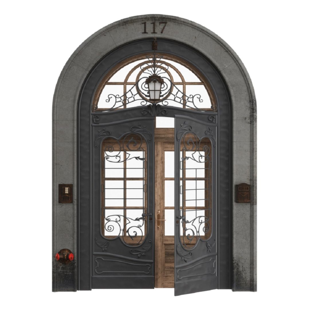 Classic Door Entry - 3D Model for Corona