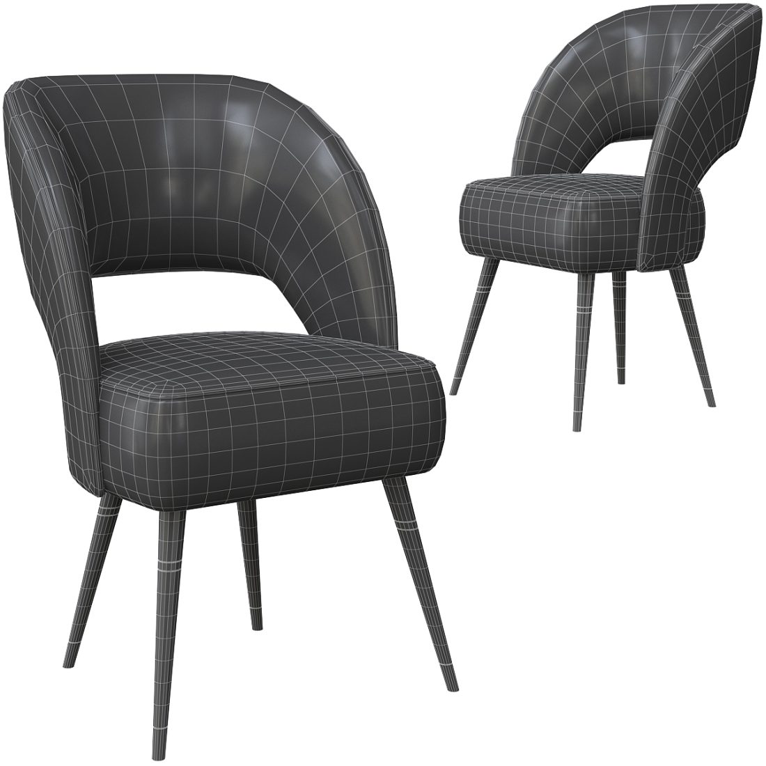 Lounge Chair - 3D Model for VRay