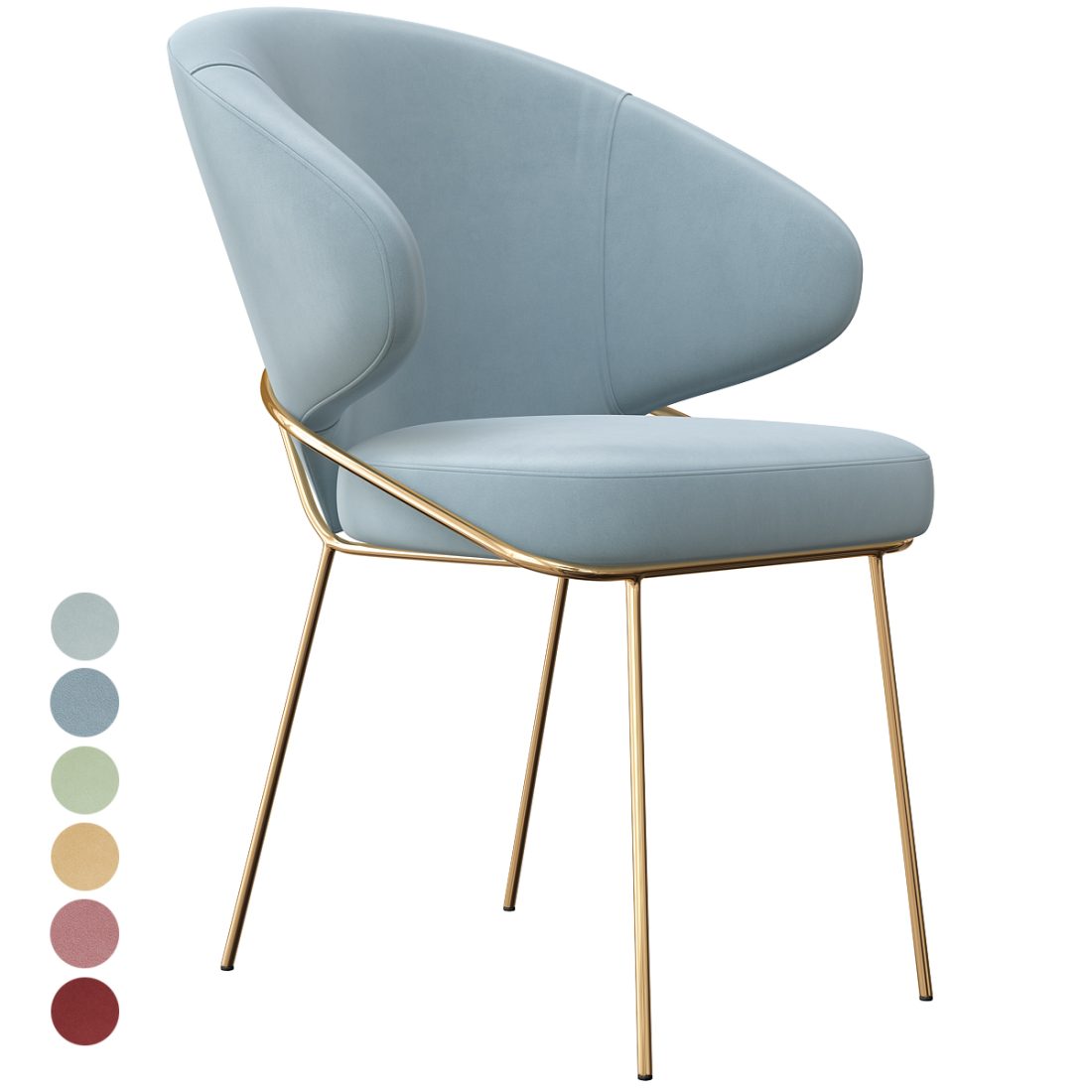 Dining Chair Kinley - 3D Model for VRay
