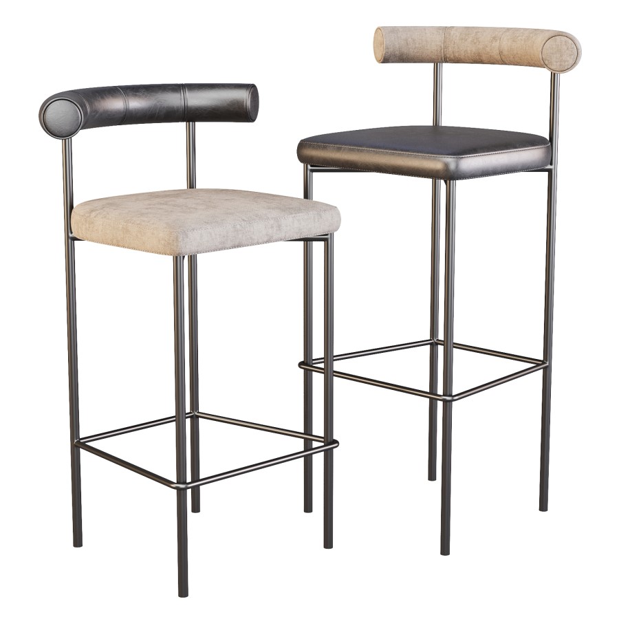 Resident: Kashmir - Bar And Counter Stools 3D Model for Corona | CGMood