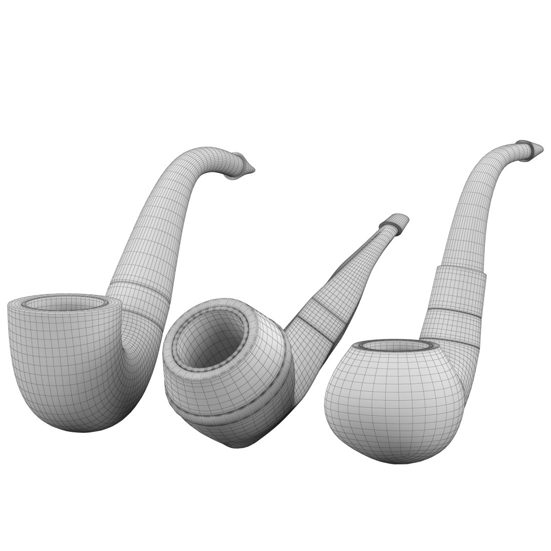 Tobacco Pipe 3D Model for VRay | CGMood