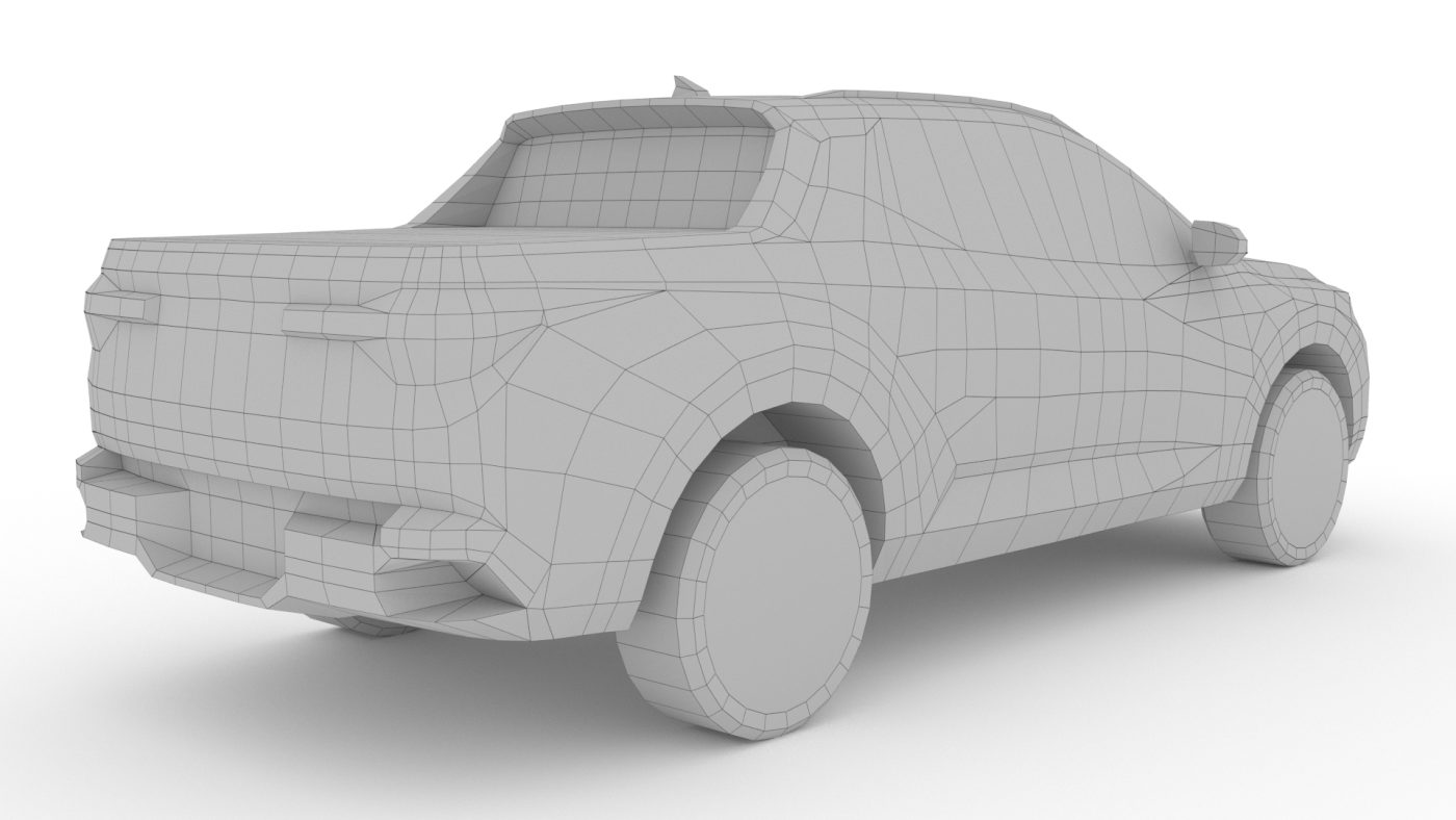 Hyundai Santa Cruz 2022 3D Model for Corona | CGMood