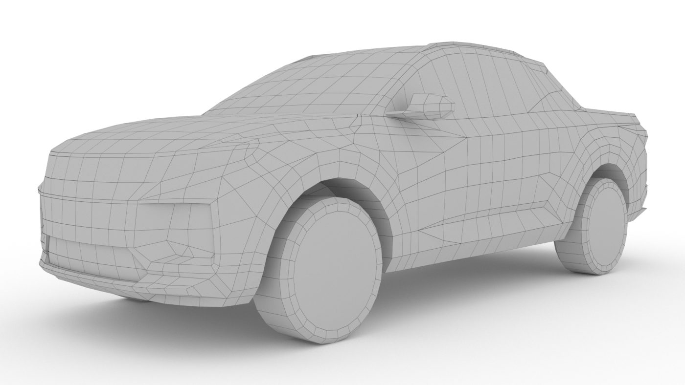 Hyundai Santa Cruz 2022 3D Model for Corona | CGMood