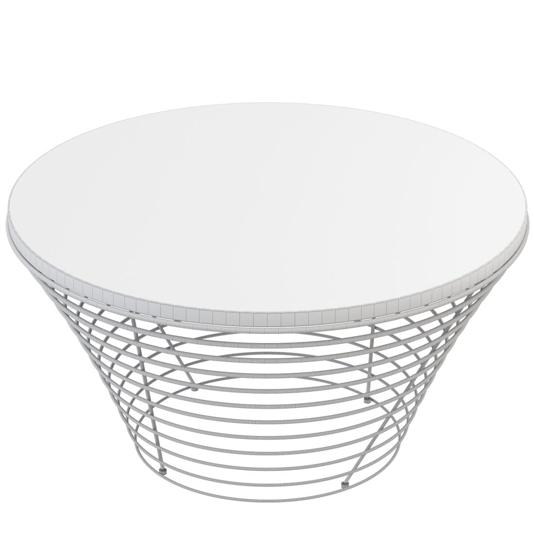 Badari Greg Golden Coffee Table - 3D Model for Corona