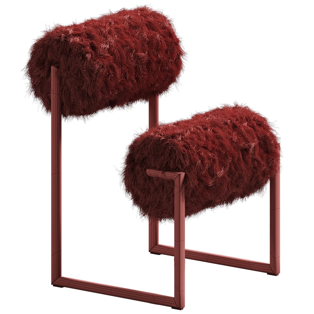 Armchair Due Più By Acerbis 3D Model for Corona | CGMood