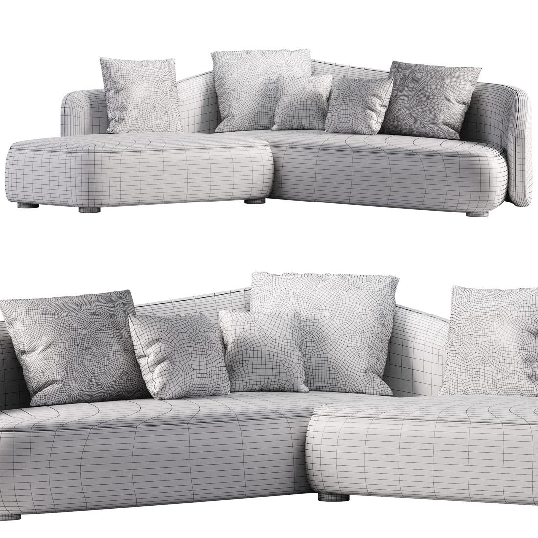 Sound Sofa By Bodema - 3D Model for Corona