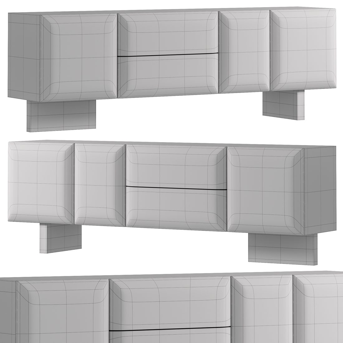 Aiko Tv Wall By Emmemobili - 3D Model for Corona