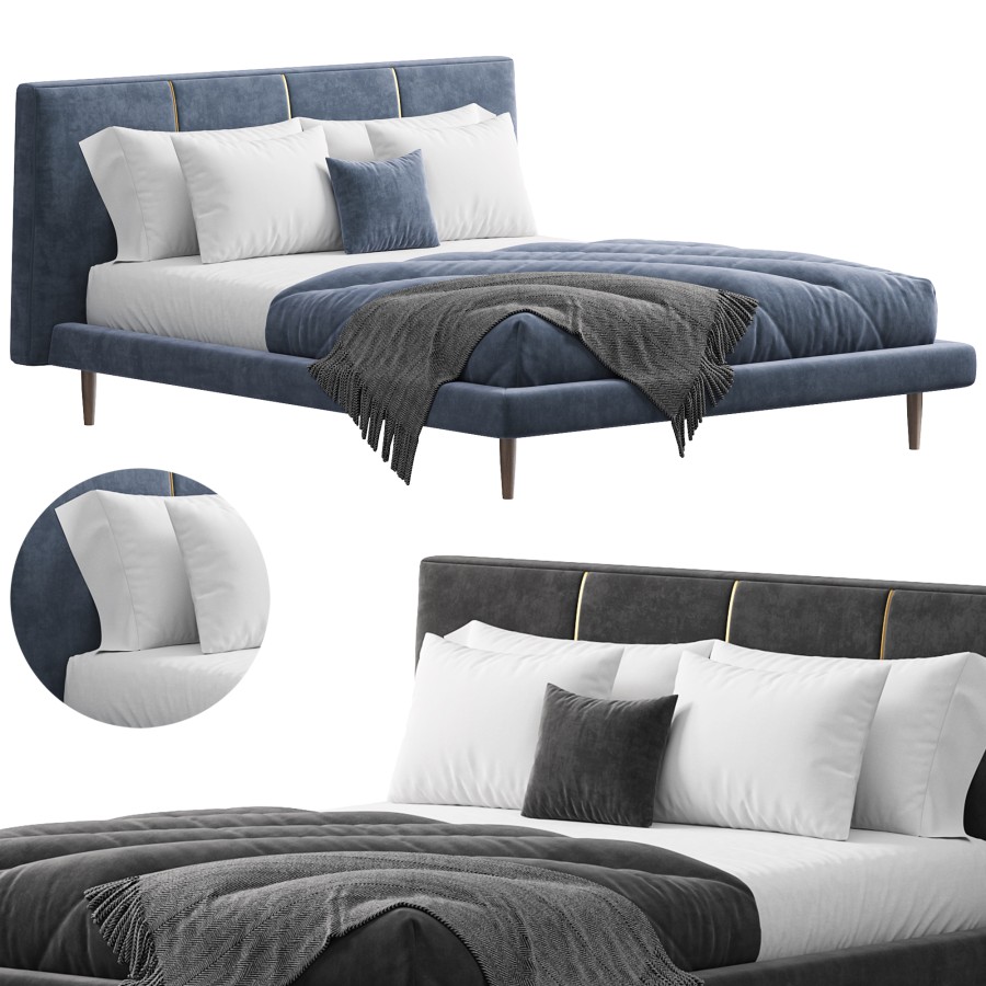 Sirius Sigma Bed By Neopoliscasa 3D Model for Corona | CGMood