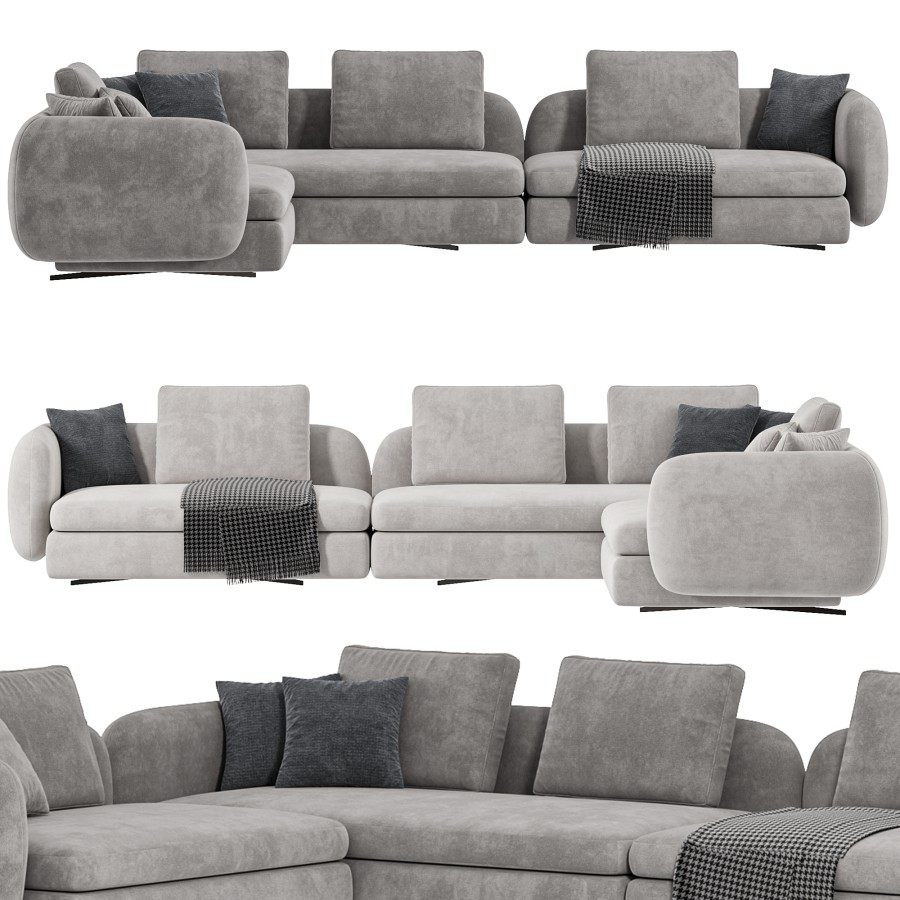 Lisara Sofa By Artipieces Collection - 3D Model for Corona
