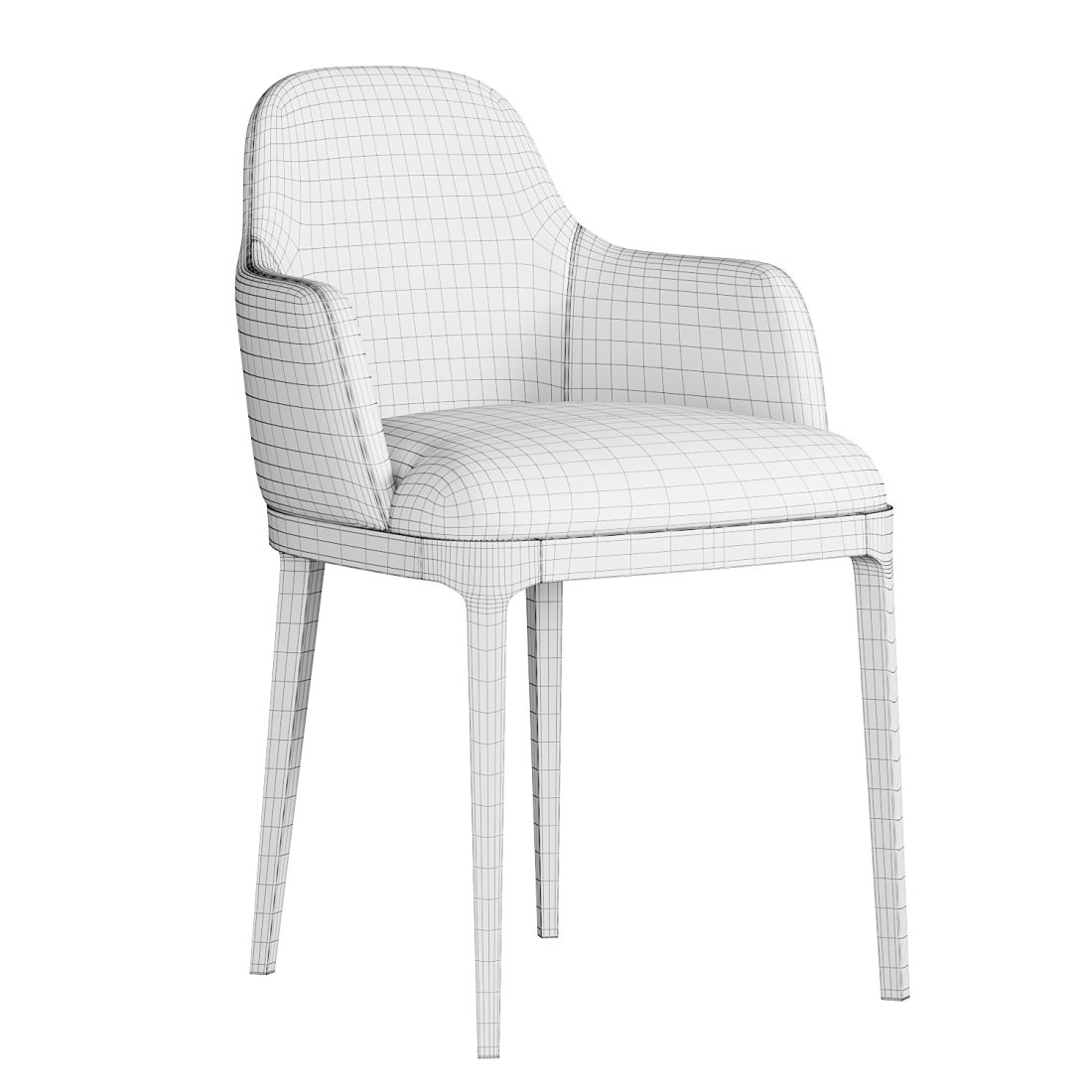 Becky Chair By Pacini & Cappellini - 3D Model for Corona