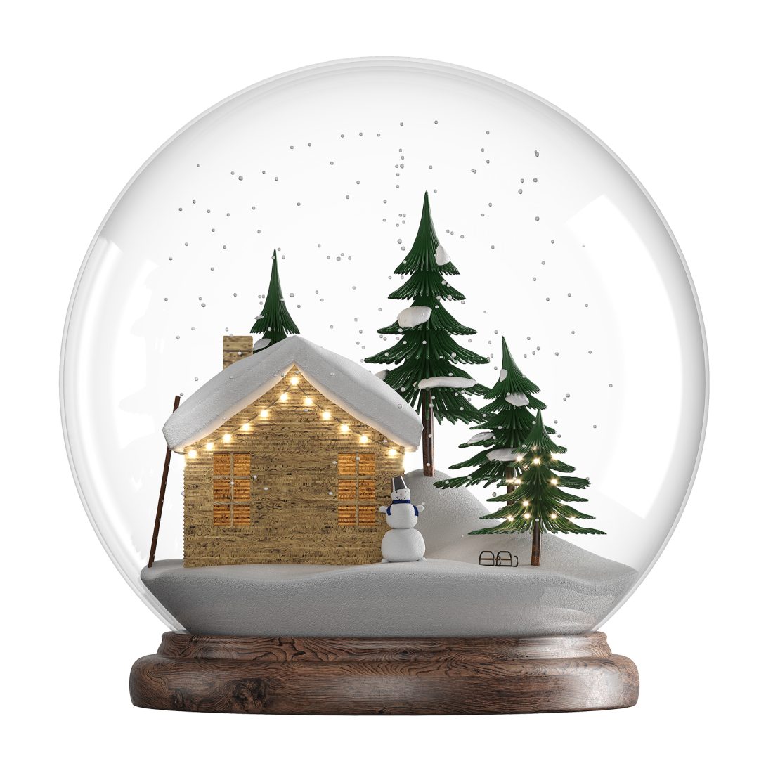Snow Globe 3D Model for Corona | CGMood
