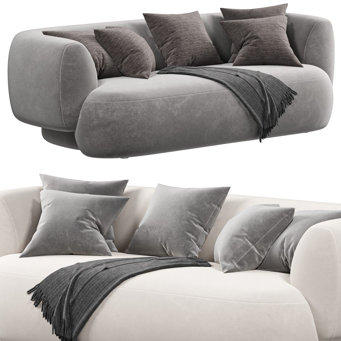 Hug Sofa By Collectorgroup - 3D Model for Corona