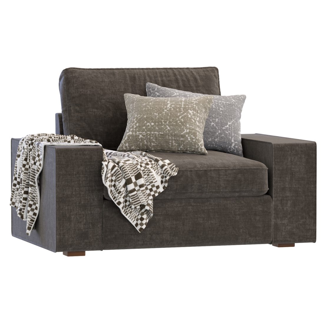 Armchair Kivik By Ikea - 3D Model for Corona
