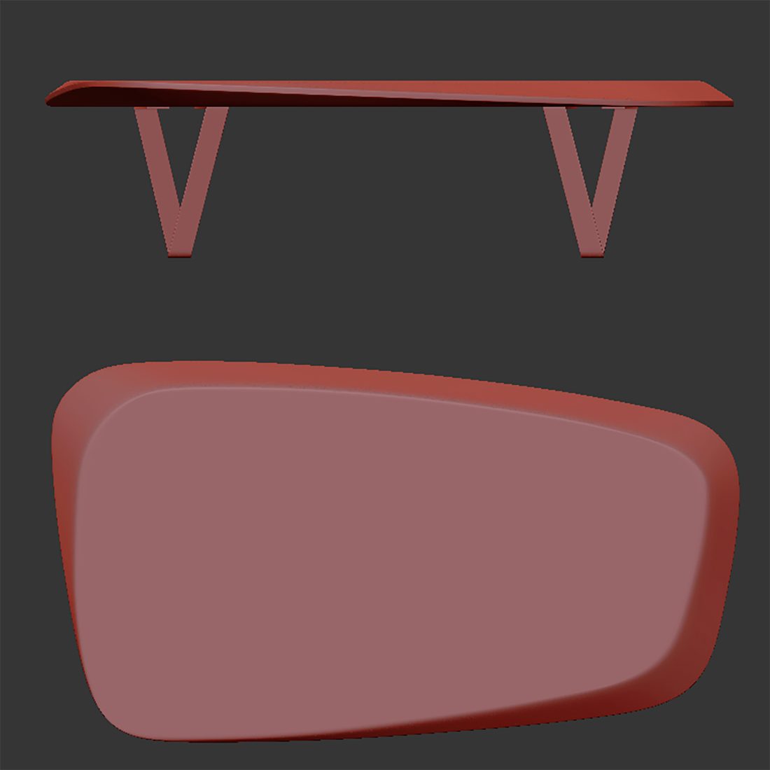Riptide Coffee Table By Modernica - 3D Model for VRay