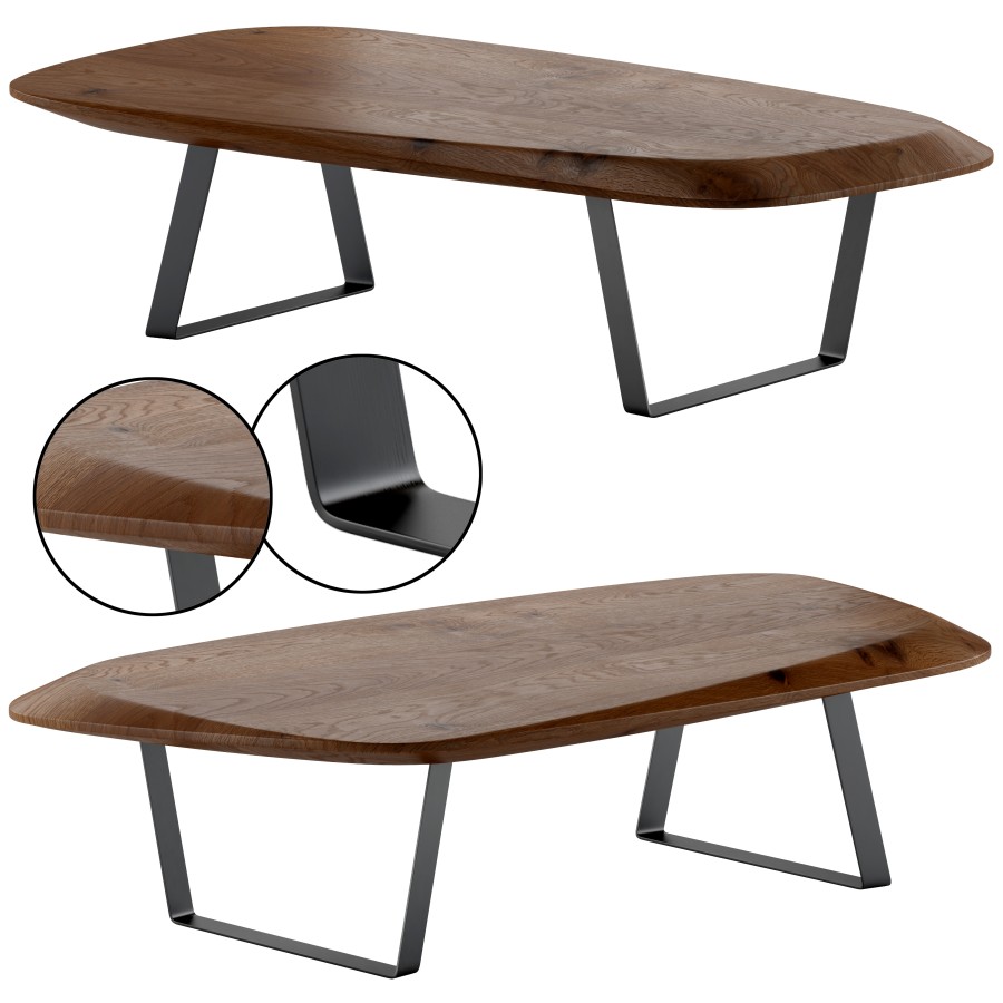 Riptide Coffee Table By Modernica - 3D Model for VRay