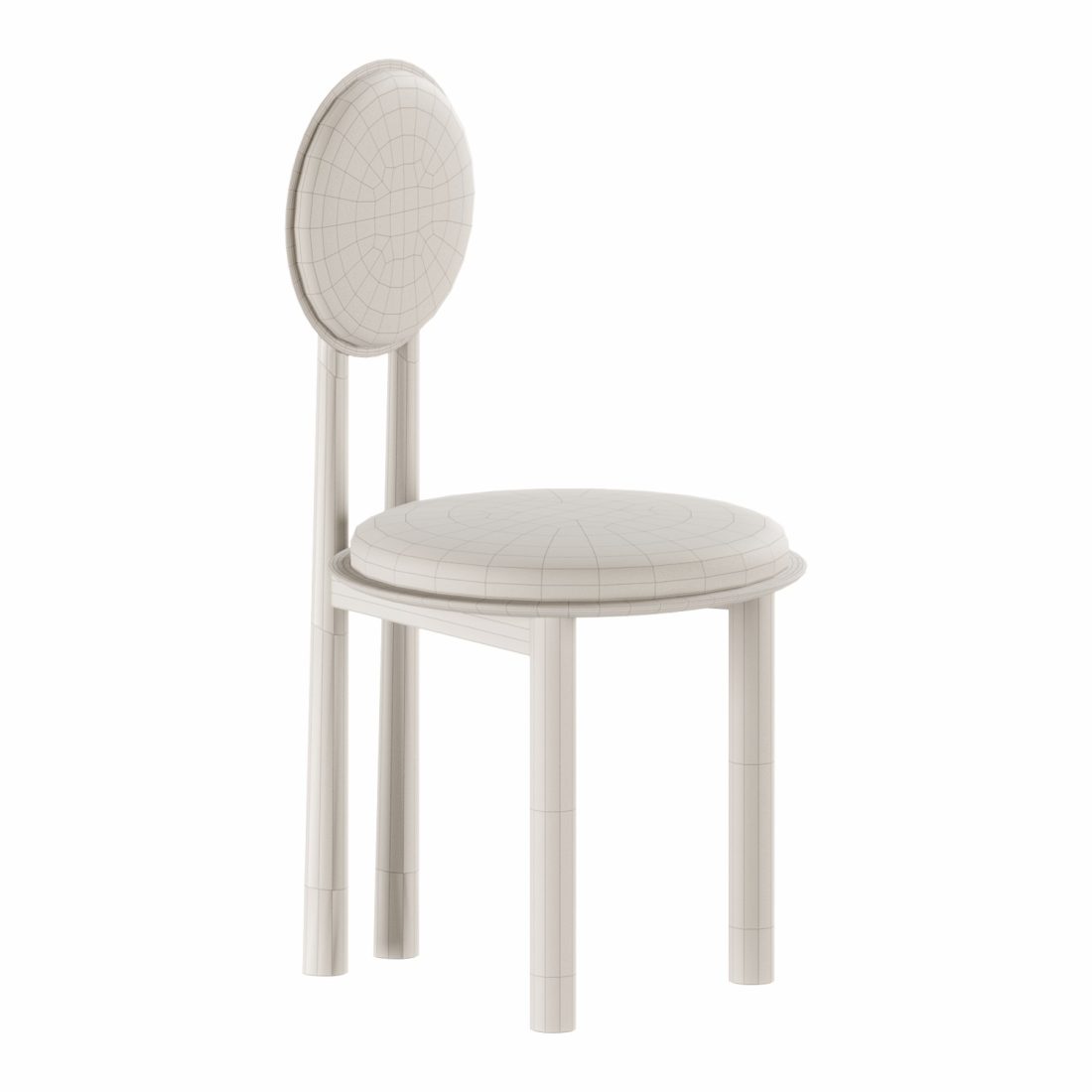 Helios Dining Chair - 3D Model for Corona