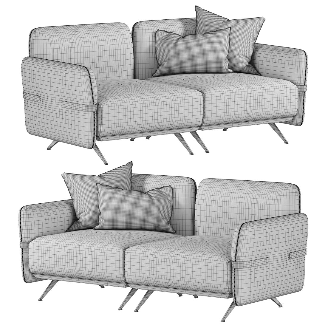 Pablo Sofa By Natuzzi Italia 3D Model for Corona | CGMood