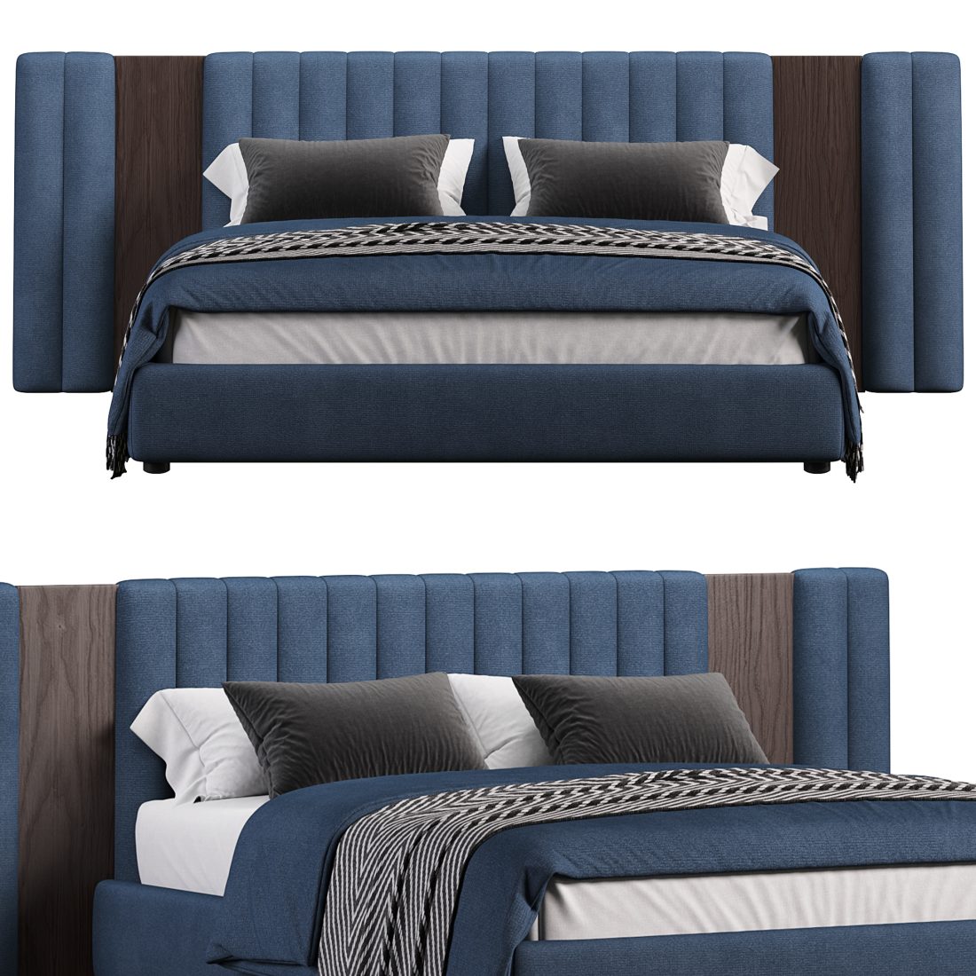Otello Bed By Ditreitelia - 3D Model for Corona