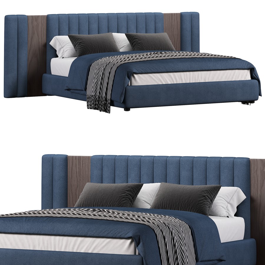 Otello Bed By Ditreitelia - 3D Model for Corona